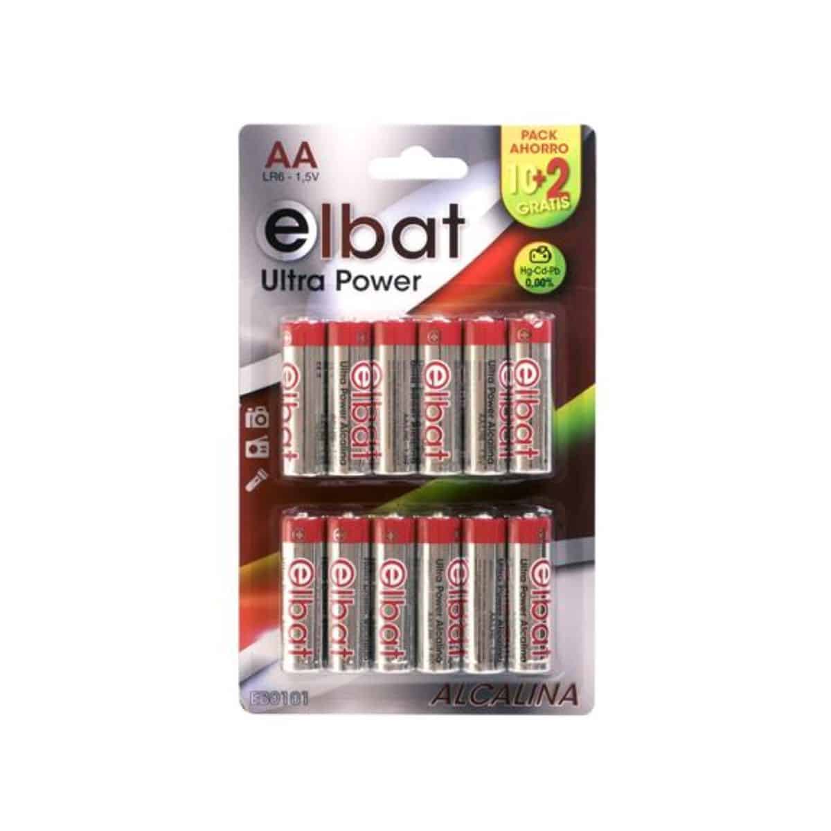 Piles AA / LR6 / 1.5V Elbat - 12 piles